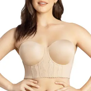 Parfait Elissa Full Busted Strapless Bustier - Black