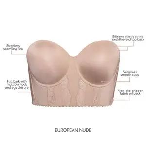 Parfait Elissa Full Busted Strapless Bustier - Black