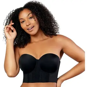 Parfait Elissa Full Busted Strapless Bustier - Black