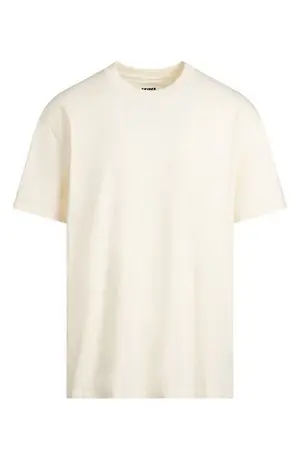 SKIMS Relaxed Fit Heavyweight Cotton T-shirt - Ecru