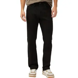 SILVER JEANS CO. Machray Athletic Fit Straight Leg Jeans - Black