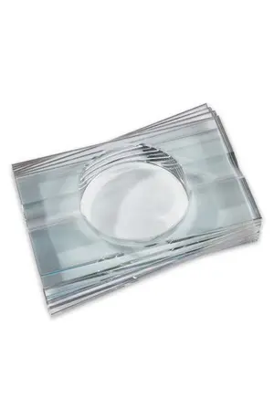 BEY-BERK Gemini Crystal Ashtray