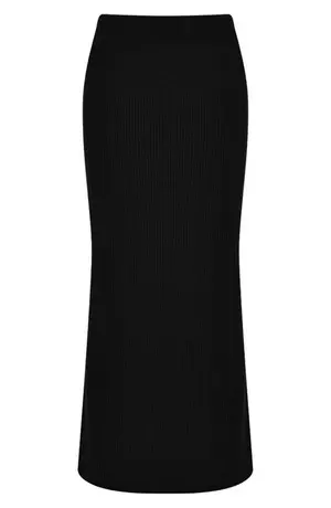 PIETRO BRUNELLI Rib Knit Sweater Skirt
