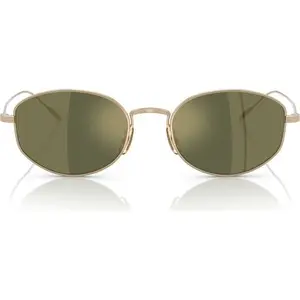 Oliver Spencer Oliver Peoples 51mm Oval Sunglasses Gold