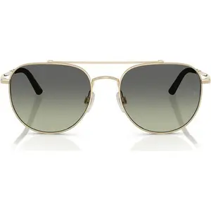 Oliver Spencer Oliver Peoples X Roger Federer Pilot Sunglasses Gold/ Green Gradient