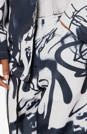 Mnml Graffiti Coach Ripstop Pants