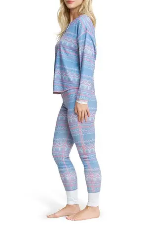 Honeydew Intimates Cuddle Crew Pajamas - Daybreak/fairisle