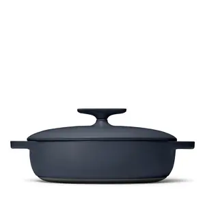 CARAWAY Enameled Cast Iron 3.5 Qt Braiser With Lid - Midnight