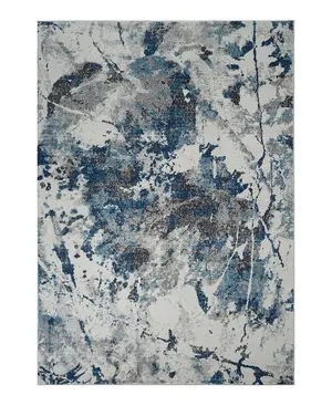 AMER RUGS Clifton Clf1 Area Rug, 8'10 X 11'9 - Ivory/blue