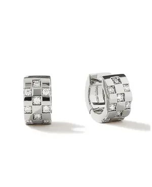 ANA LUISA Eden Small Hoop Earrings - Silver