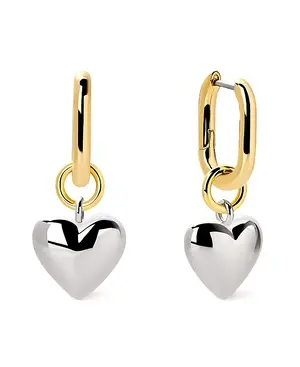 ANA LUISA Wesley Heart Earrings - Gold