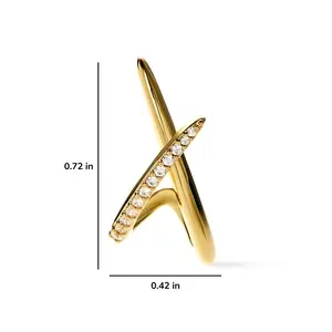 ANA LUISA Sloane Stud Earrings - Gold
