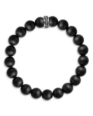 KING BABY STUDIO Onyx Beaded Bracelet - Black