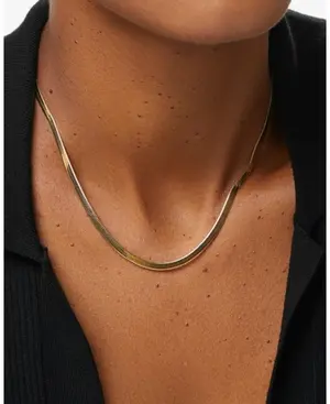 ANA LUISA Herringbone Chain Necklace Ina