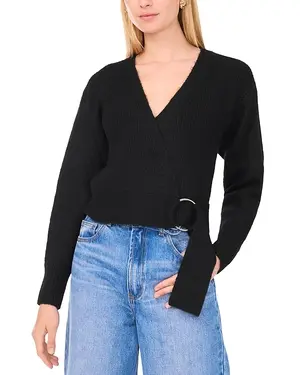 1.State Cropped Sweater - Rich Black