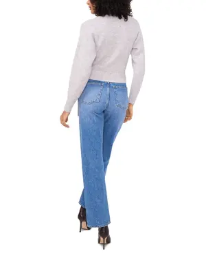 1.State Crossover Cropped Sweater