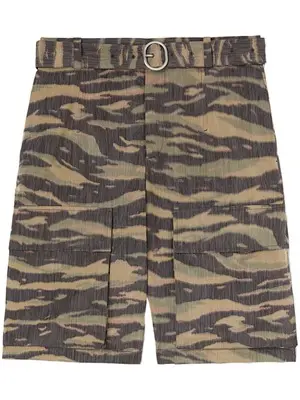 JIL SANDER Camouflage-print Shorts