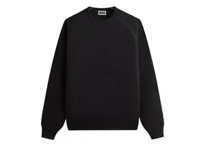 Kith Vale Raglan Crewneck Sweatshirt - Black