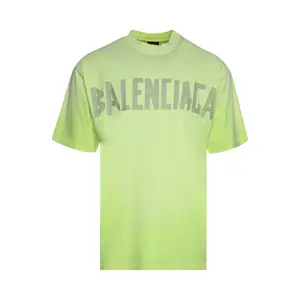 Balenciaga Medium Fit T-shirt 'fluo - Yellow