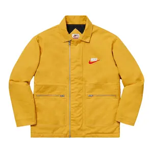 Supreme X Nike Quilted Work Jacket - Yellow