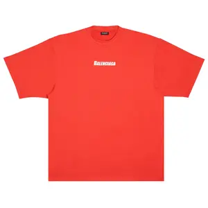 Balenciaga Technical Mesh Swim T-shirt - Red