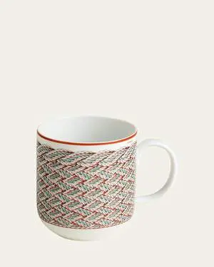 Hermès Tressages Equestres No. 2 Mug, 10 Oz - One-color