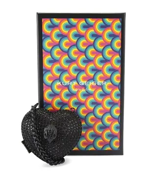 Kurt Geiger Micro Heart Clutch