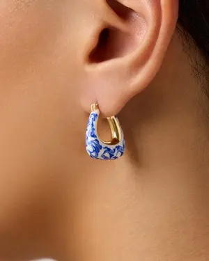 ANA LUISA Dakota Statement Hoop Earrings