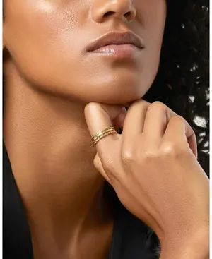 ANA LUISA Adrianna Ring Set - Gold