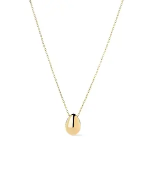 ANA LUISA Ana Luisa 10K Gold Teardrop Pendant Necklace