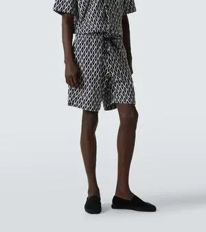 Orlebar Brown Printed Cotton-blend Terry Shorts