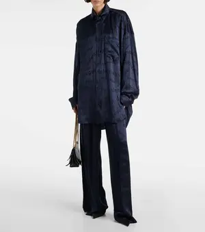 Balenciaga Cocoon Silk Shirt