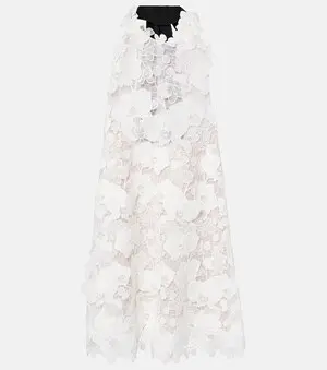 Oscar De La Renta Frill Cocktail Dresses