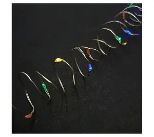 LUMABASE Solar Powered Led Fairy String Lights- Multicolor