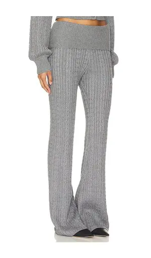 LOVERS AND FRIENDS X Emily Gemma Bessie Knit Pant - Grey