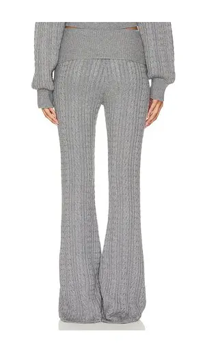 LOVERS AND FRIENDS X Emily Gemma Bessie Knit Pant - Grey