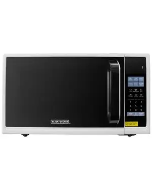 BLACK + DECKER Black & Decker 900-Watt Microwave Oven - White