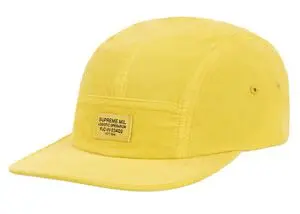 Supreme Corduroy Pocket Camp Cap - Yellow