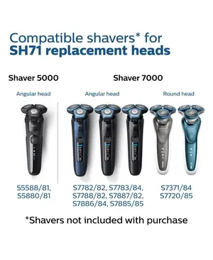 NORELCO Philips Shaving Head For Shaver Series 7000