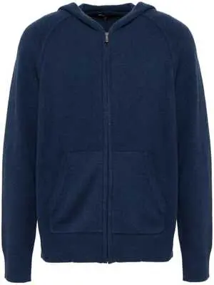 JAMES PERSE Recycled Cashmere Hoodie - Blue