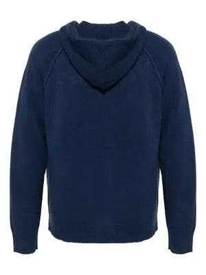 JAMES PERSE Recycled Cashmere Hoodie - Blue