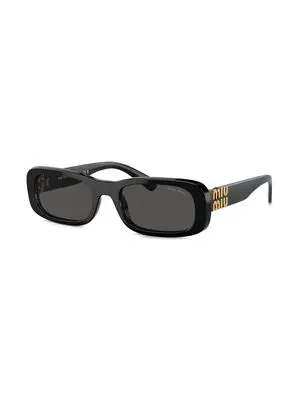 Miu Miu Rectangle-frame Tinted Sunglasses
