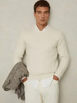 Reiss Cuffed Knitwear For Men