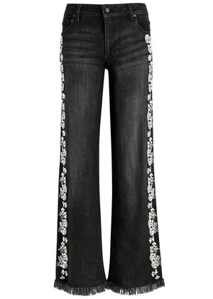 Alice + Olivia Cuffed Jeans