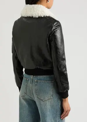 Alice + Olivia Willard Faux Leather Jacket
