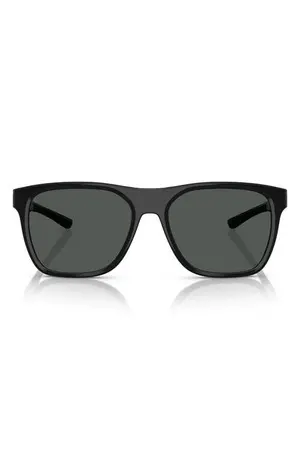 SCUDERIA FERRARI 57mm Square Sunglasses - Grey