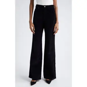 Veronica Beard Taylor Velvet Wide Leg Jeans