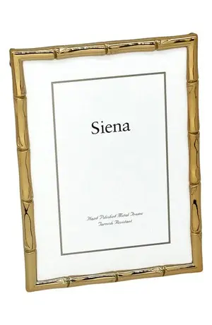 SIENA Tone Bamboo Design 5" X 7" Picture Frame - Gold