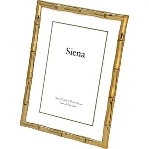 SIENA Tone Bamboo Design 8" X 10" Picture Frame - Gold