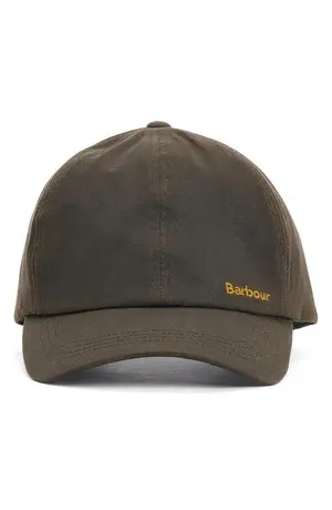 Barbour Belsay Waxed Cotton Sports Cap
